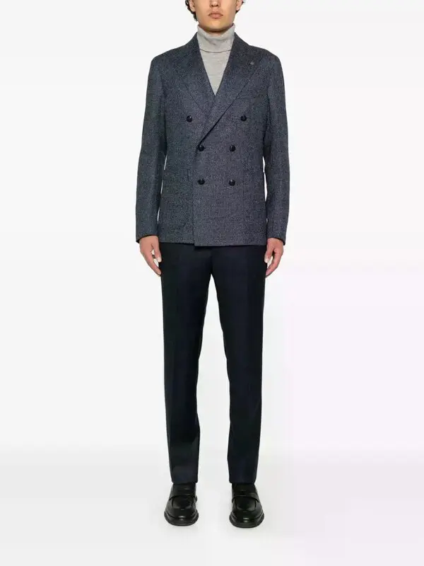 Tagliatore Double-breasted Blazer - Blue