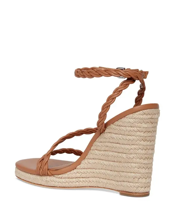 Paige Kelsey Wedge Sandals - Cognac