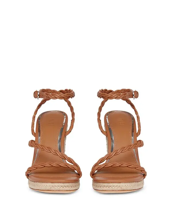 Paige Kelsey Wedge Sandals - Cognac