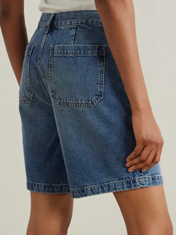 FRAME Utility Organic Denim Shorts