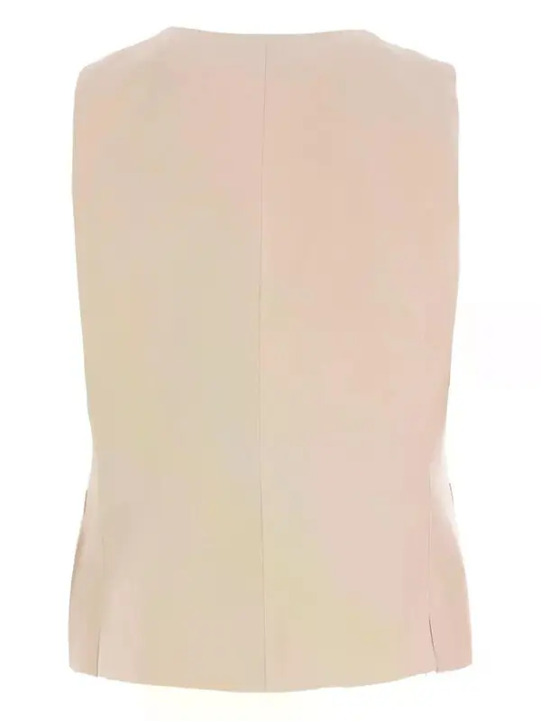Alberto Biani Single-breasted Vest - Neutrals