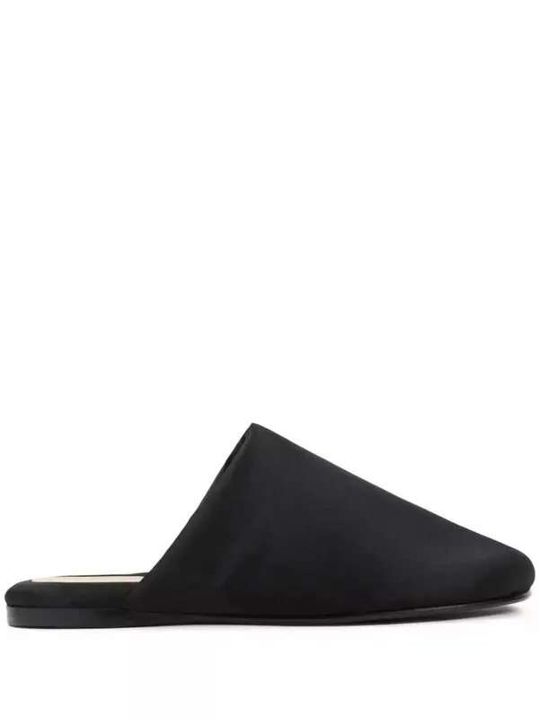 Carven Leather Slippers