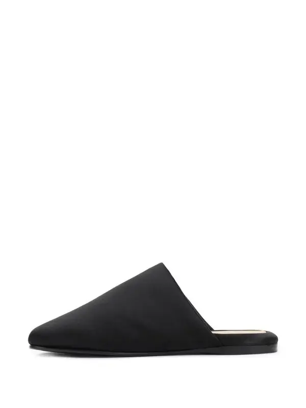Carven Leather Slippers