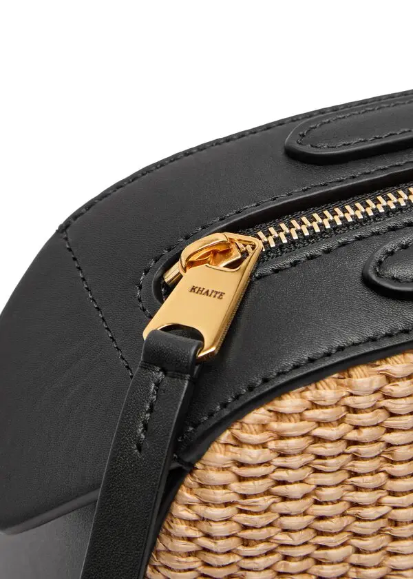Khaite Simona Woven Shoulder Bag