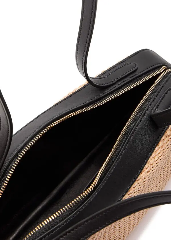 Khaite Simona Woven Shoulder Bag