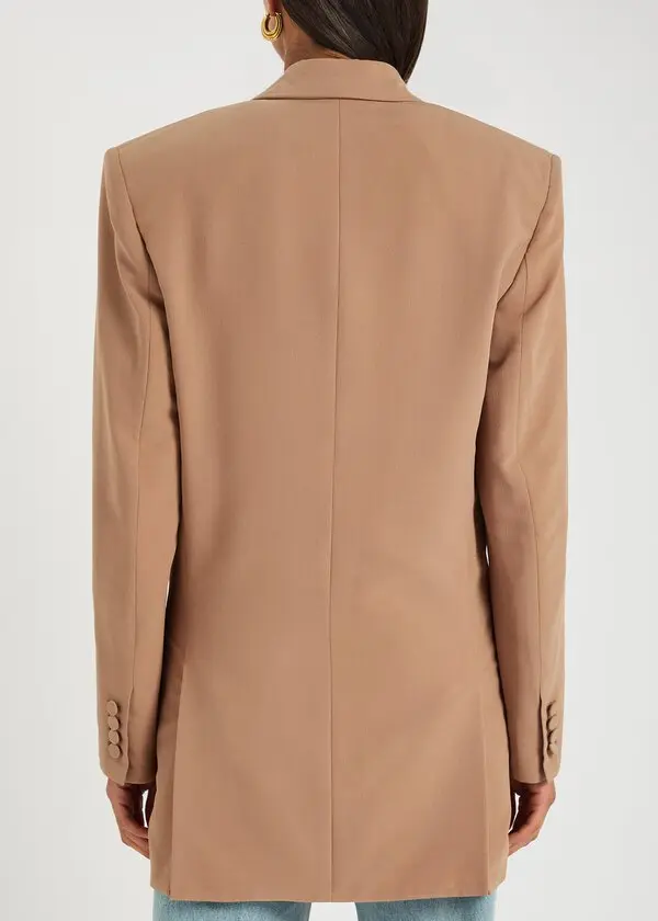 Saint Laurent Oversized Silk-chiffon Blazer