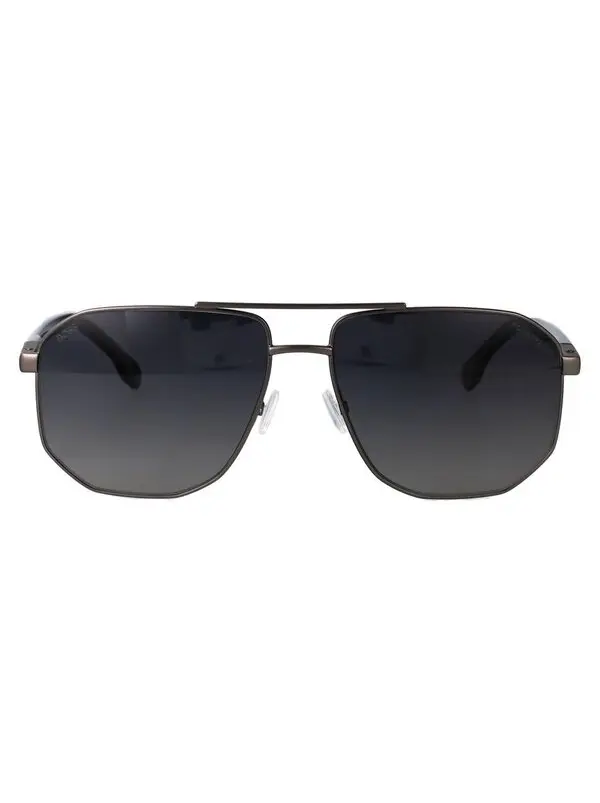 Hugo Boss Full Rim Sunglasses - Matte Dark Ruthenium