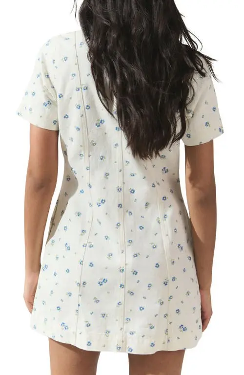 NEXT Floral Denim Mini Dress