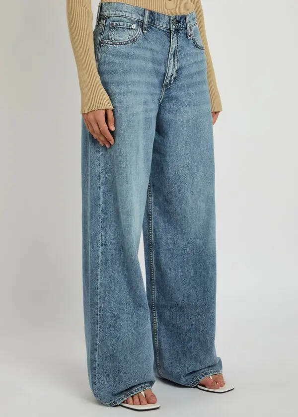Rag & Bone Featherweight Sofie Wide-leg Jeans