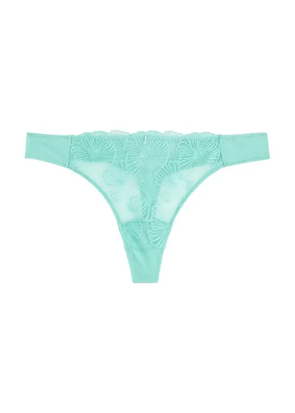 Wacoal Cateline Lace Thong - Turquoise