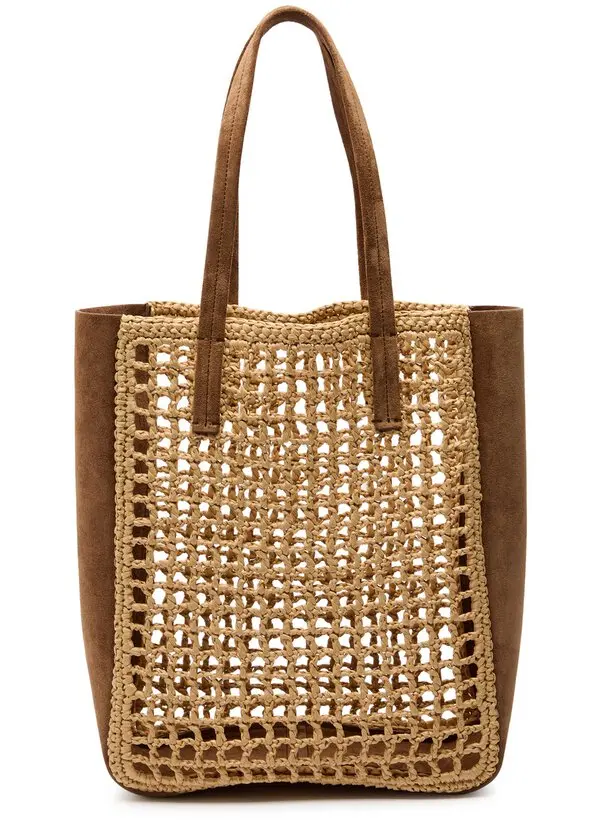 Khaite Small Raffia Tote Bag