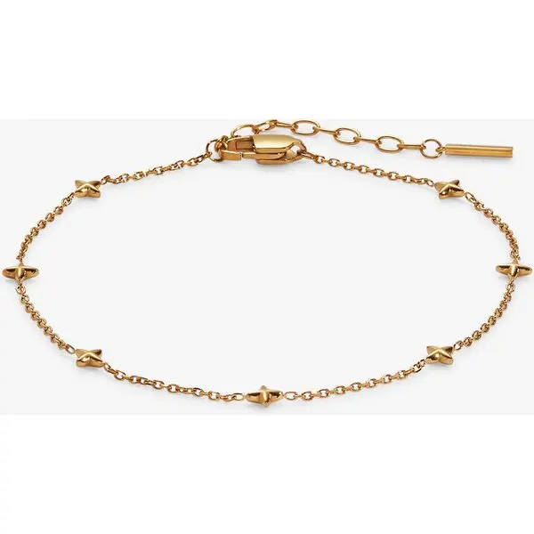 ALEX AND ANI Star Chain Anklet - Gold