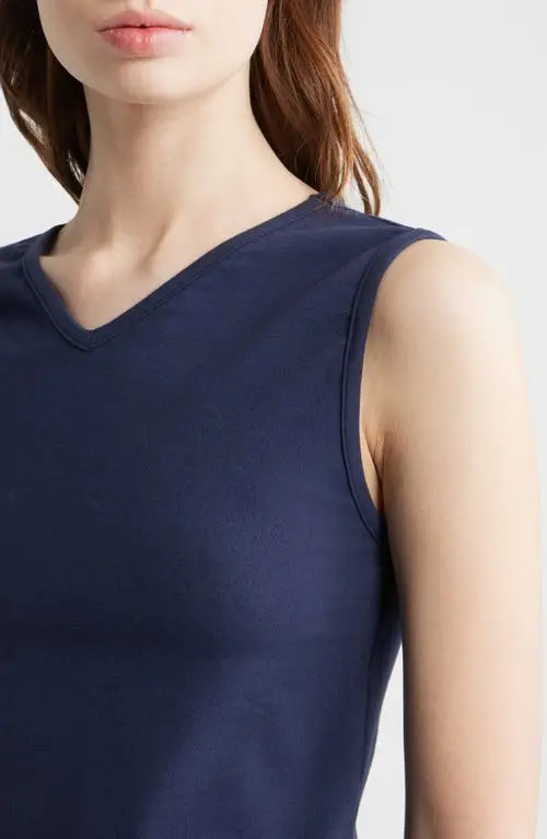 REFORMATION Wren Cotton V-neck Tank