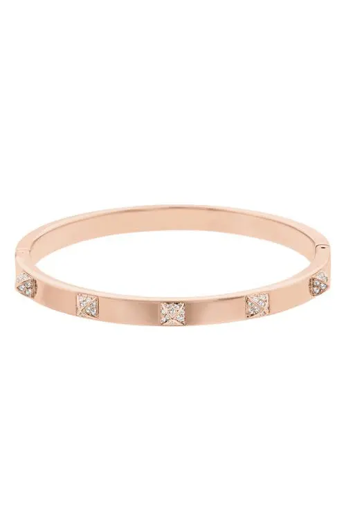 SWAROVSKI Dextera Crystal Bangle - White/rose Gold