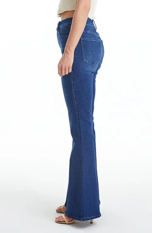BAYEAS High-rise Flare Leg Jeans - Dark Blue