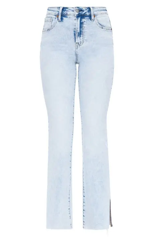 BAYEAS High-rise Bootcut Jeans With Slits