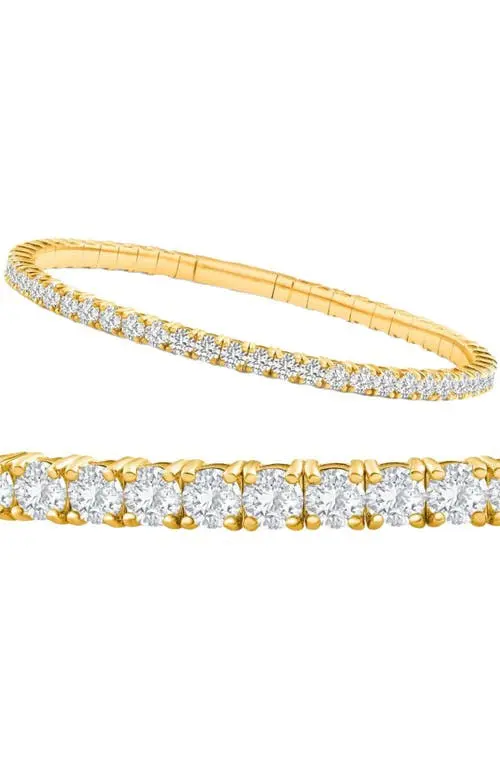 BLISS DIAMOND 3ct Lab Grown Diamond Bangle 14k Gold - Yellow Gold