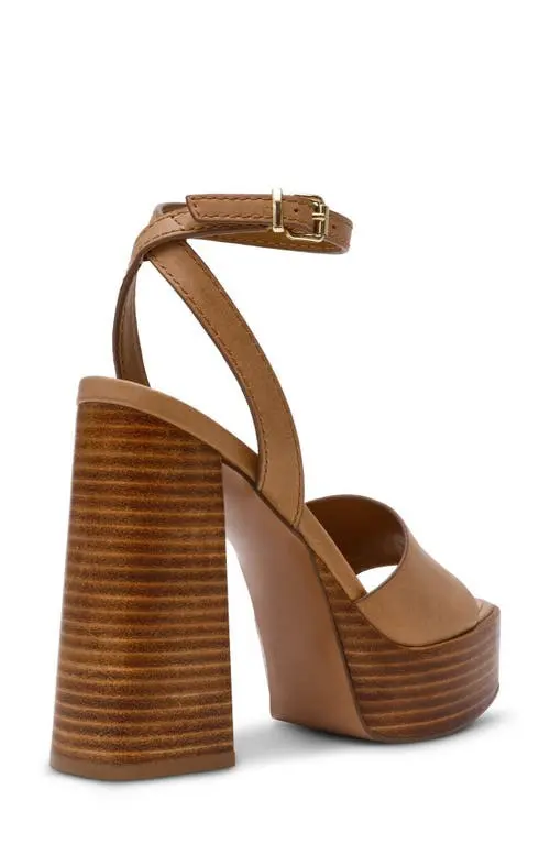 Steve Madden Floria Platform Sandals - Banana Leather