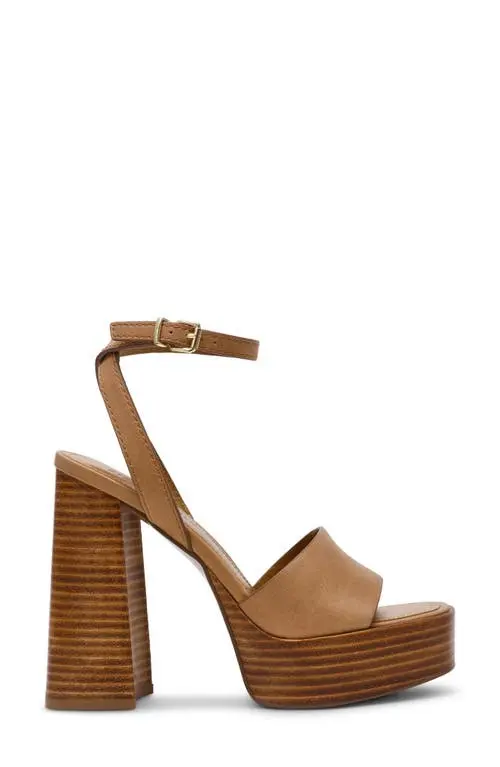 Steve Madden Floria Platform Sandals - Banana Leather