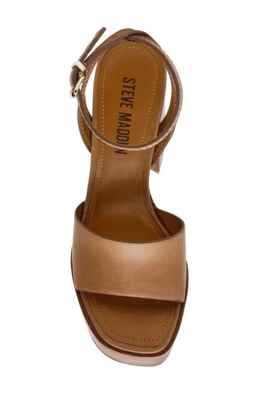 Steve Madden Floria Platform Sandals - Banana Leather