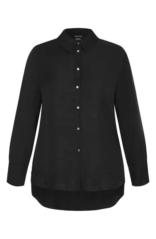 City Chic Bella Button-up Shirt