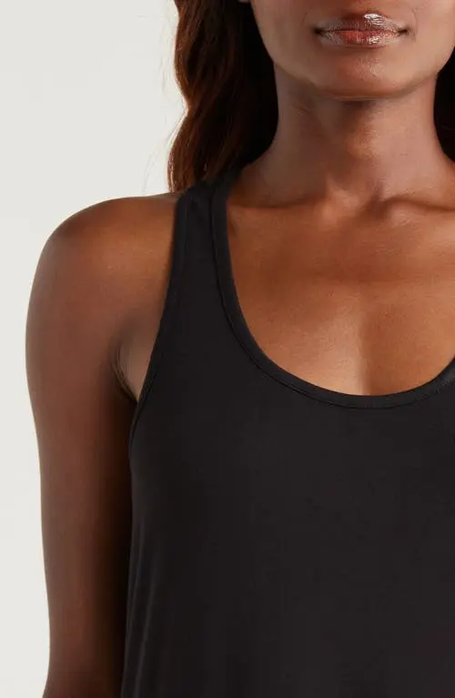 Nordstrom Serene Tank Nightgown - Black