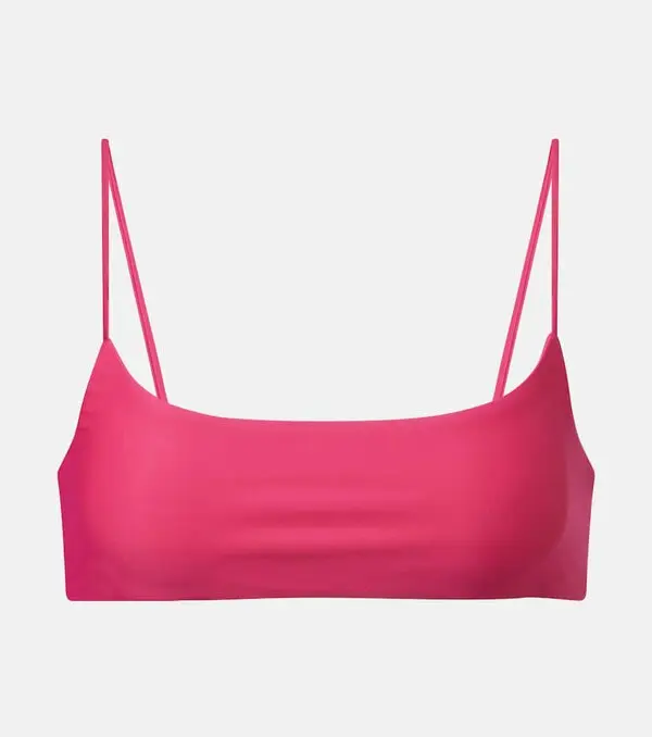 Jade Swim Muse Scoop Bikini Top - Pink