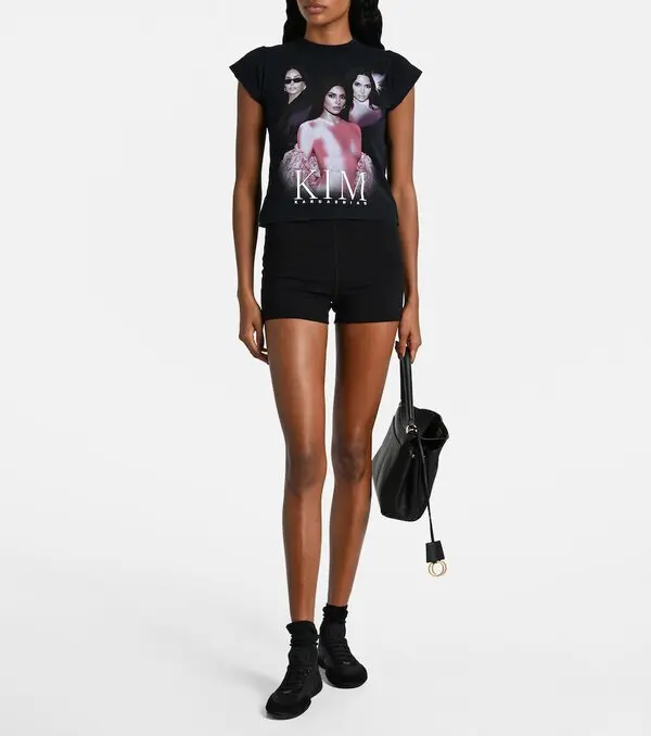 Wardrobe.NYC High-rise Jersey Shorts