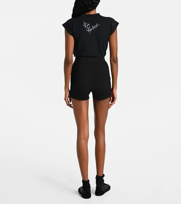 Wardrobe.NYC High-rise Jersey Shorts
