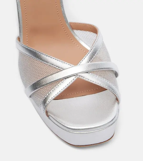 MALONE SOULIERS Sylvie 125 Leather Platform Sandals
