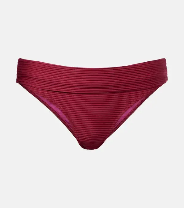 Heidi Klein Cassis Bikini Bottom - Burgundy