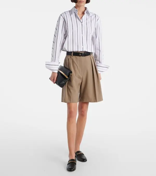 TOD'S Leather Loafers With Gold Hardware