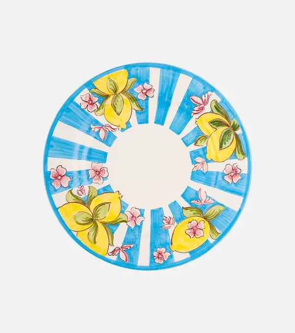 Dolce & Gabbana Taormina Ceramic Dinner Plate - Turquoise
