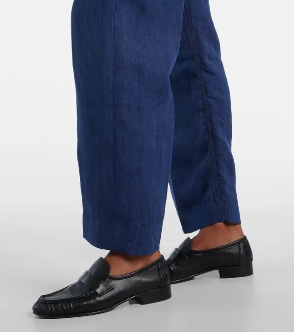 Citizens Of Humanity X Argent Ayla Mid-rise Wide-leg Jeans - Blue