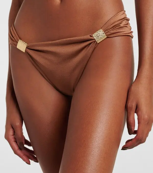 Heidi Klein Grasse Bikini Bottoms - Brown
