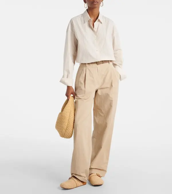 Clergerie Quinta Raffia Mules - Beige
