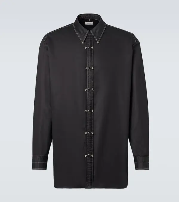 LEMAIRE Embellished Cotton Satin Shirt