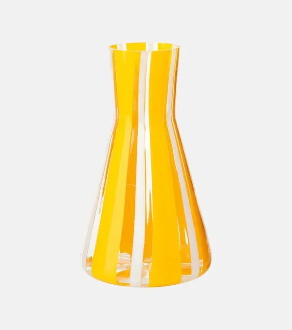 Dolce & Gabbana Striped Glass Vessel - Yellow