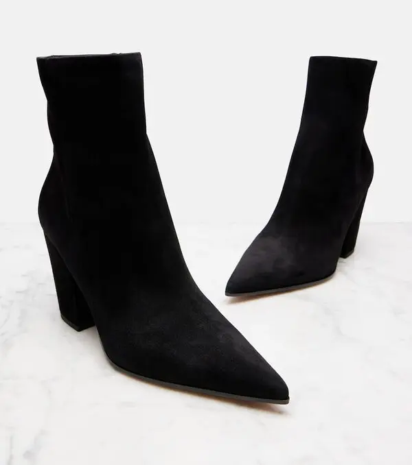 GIANVITO ROSSI Keinna 85 Suede Ankle Boots