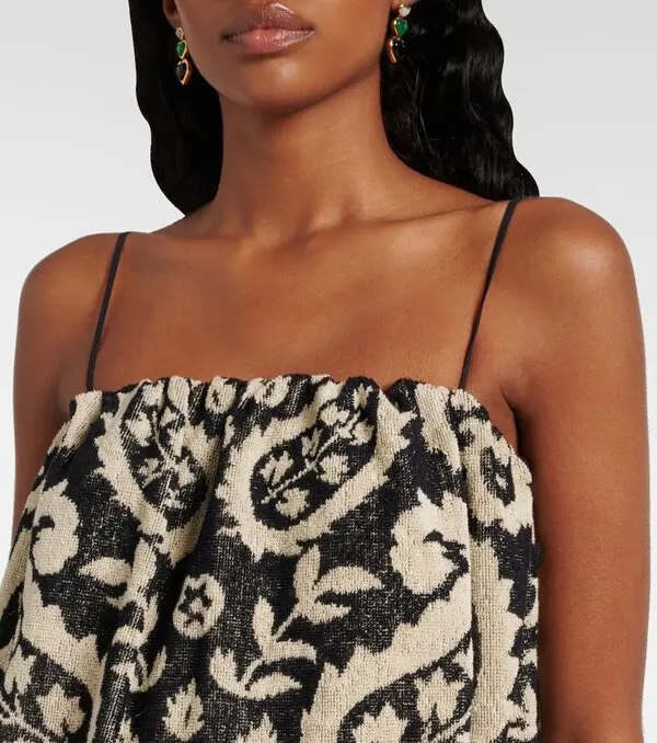 Zimmermann Rhiannon Cotton Terry Minidress