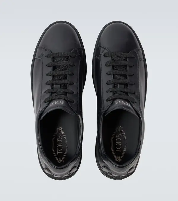 TOD'S Leather Sneakers - Black