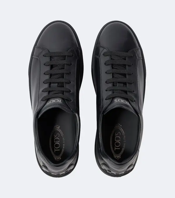 TOD'S Leather Sneakers - Black