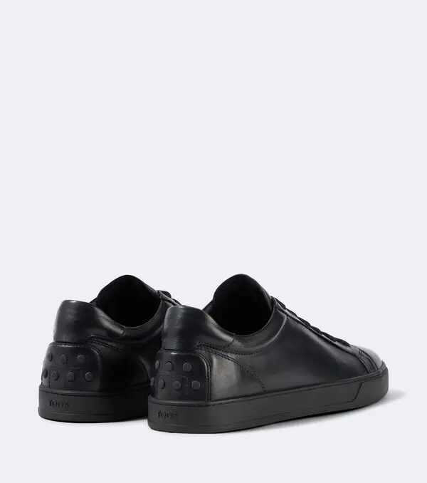 TOD'S Leather Sneakers - Black