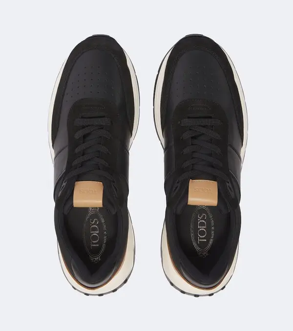 TOD'S Leather Sneakers - Black