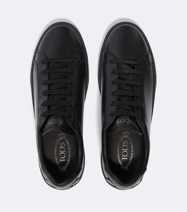 TOD'S Leather Sneakers - Black
