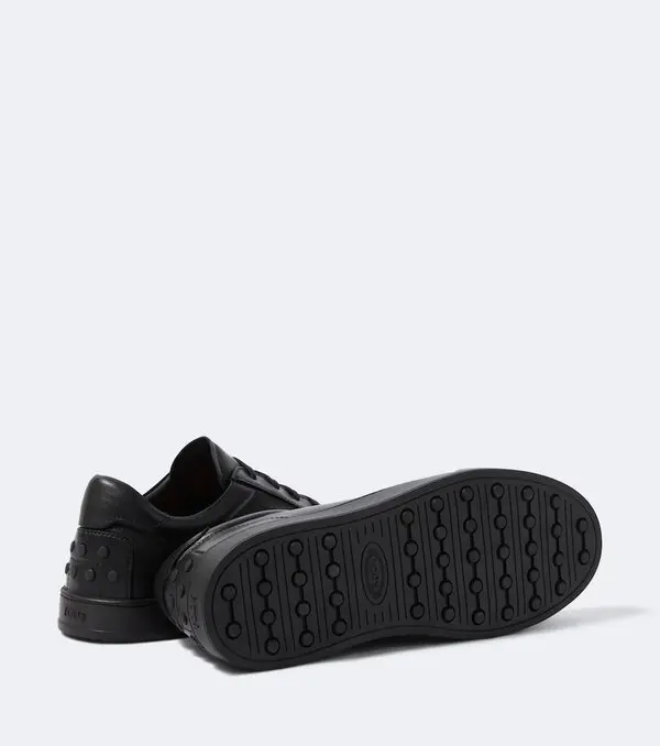 TOD'S Leather Sneakers - Black
