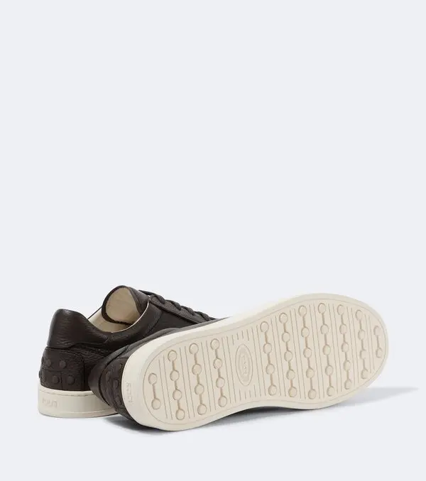 TOD'S Leather Sneakers - Brown