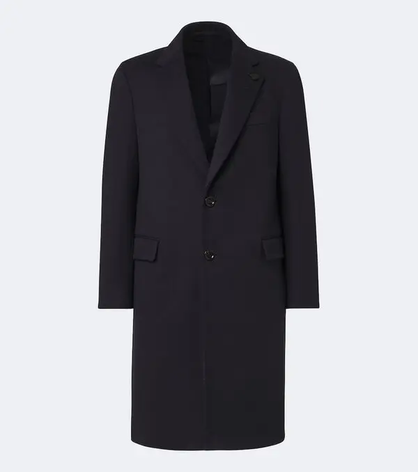 LARDINI Virgin Wool Overcoat