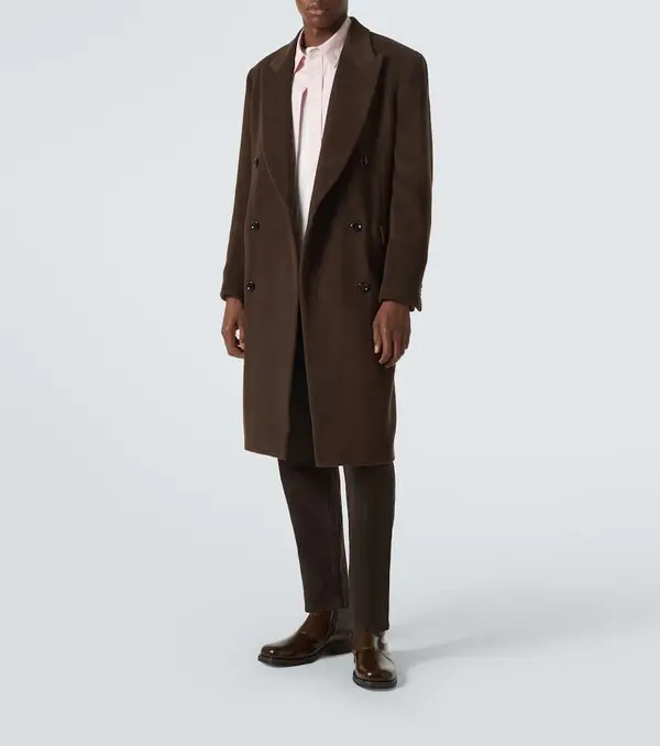 LARDINI Virgin Wool Overcoat
