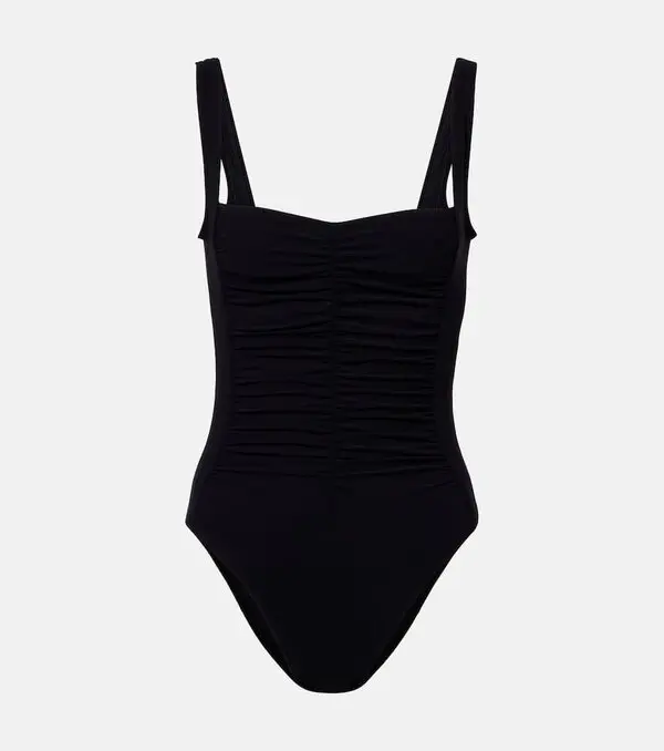KARLA COLLETTO Ruched Swimsuit - Black